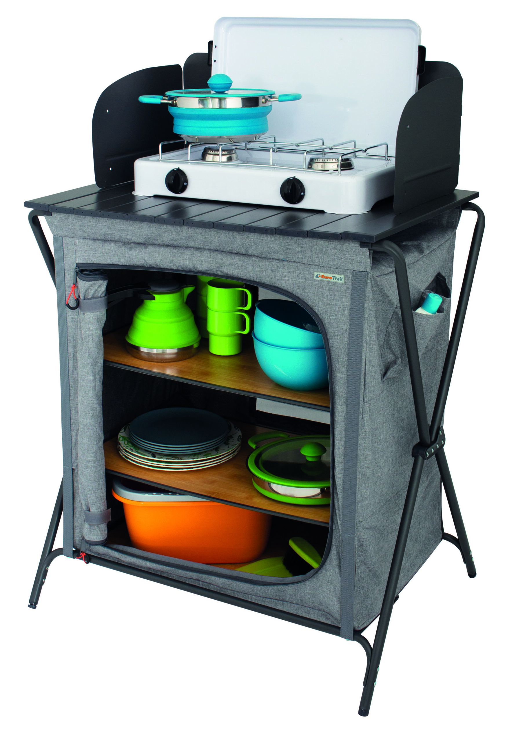 Nova Sava Foldable cooking table - Eurotrail | The way we camp!